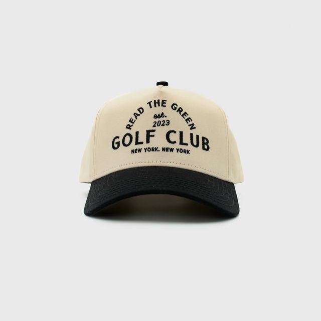Black & Natural Club Cap - Read The Green